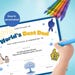 World's Best Dad Certificate – Printable Father's Day Gift for Dad ...