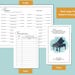 Editable Music Recital Program Template – Canva Editable | Piano Theme ...