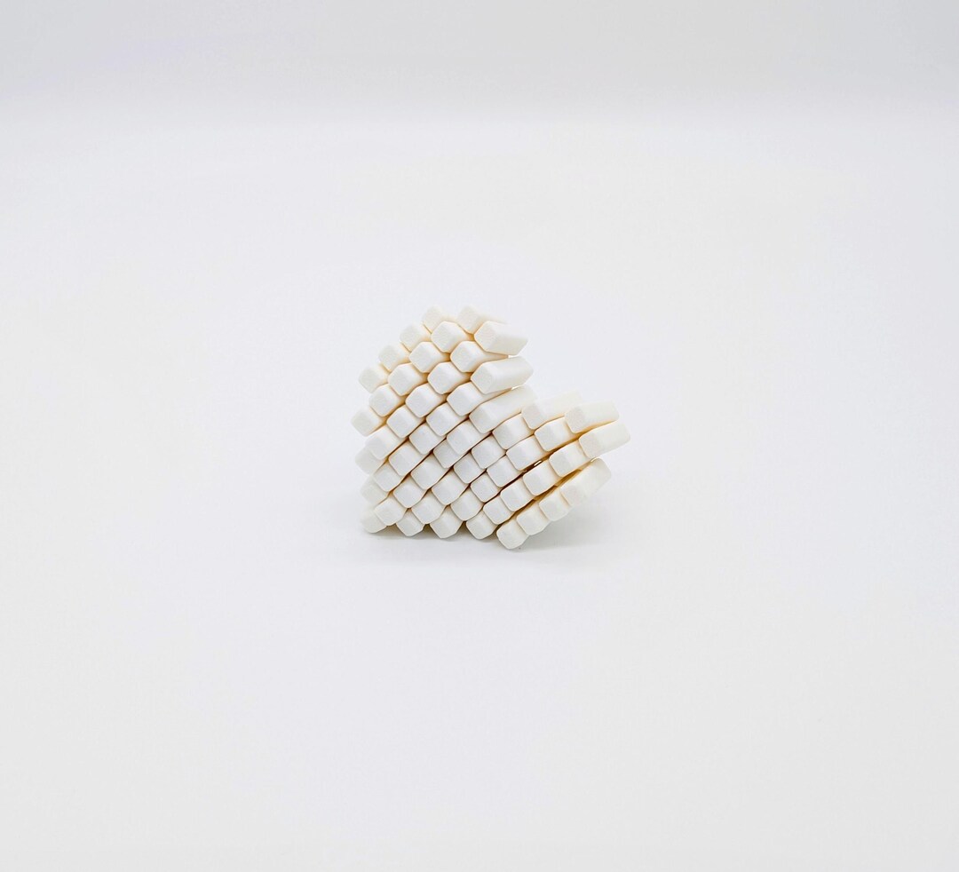 Valentine's Day Fidget Heart - 3D Printed - Focus Aid for ADHD - Unique ...