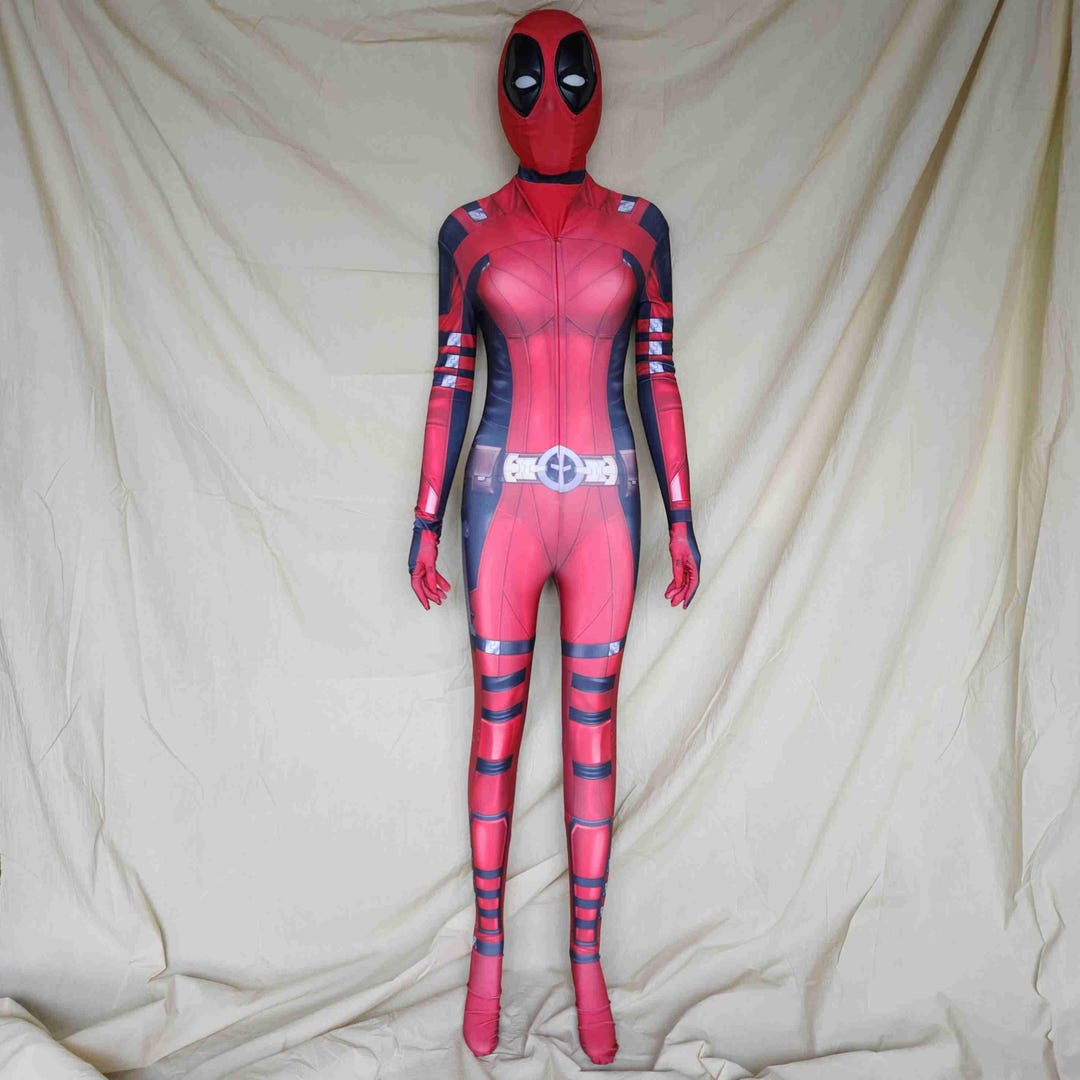 Ladypool Bodysuit Cosplay Costume Female Suit - Etsy