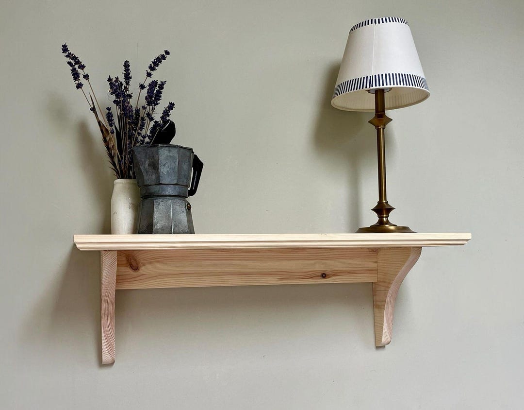 Pine Shaker Shelf - Etsy UK