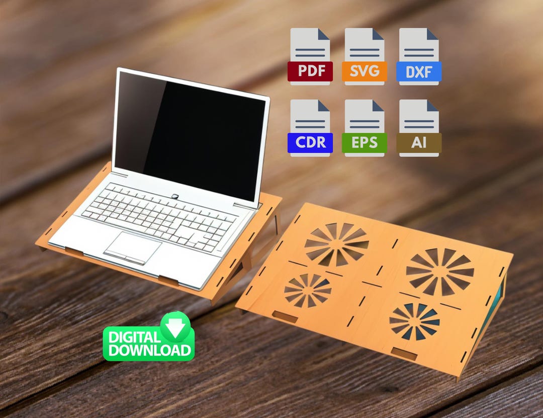 Buy Laptop Stand Laser Cut File Online in India - Etsy