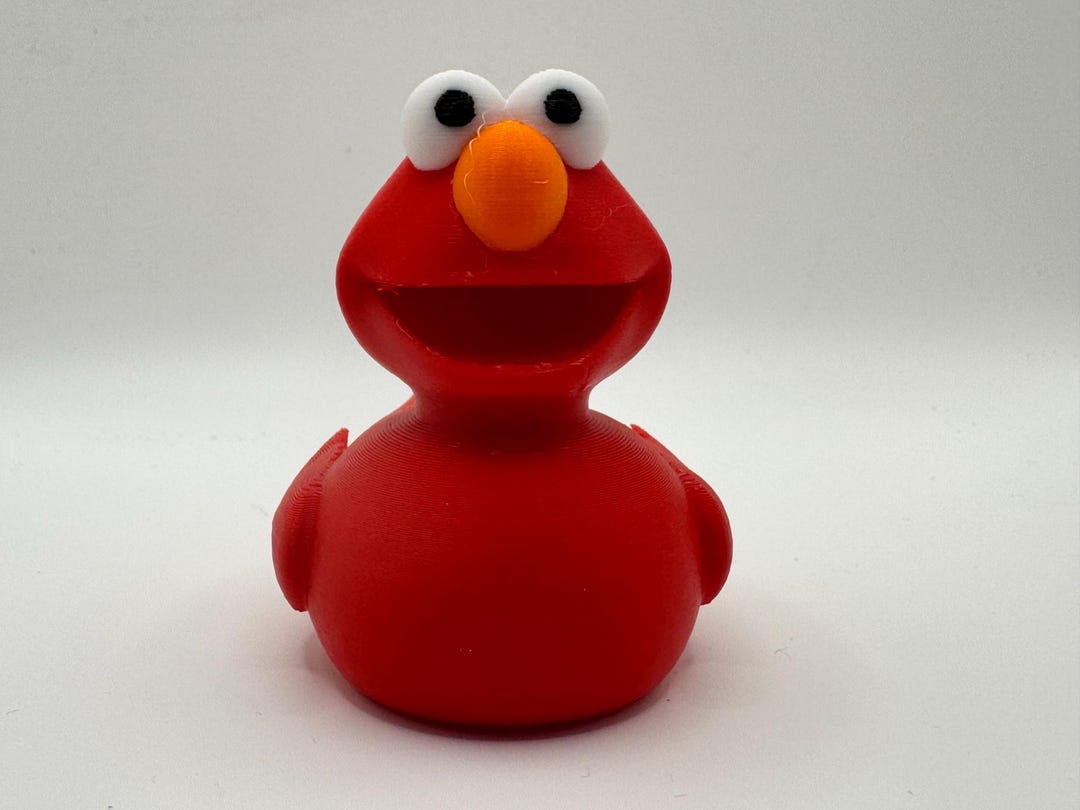Elmo Inspired Duck - Etsy
