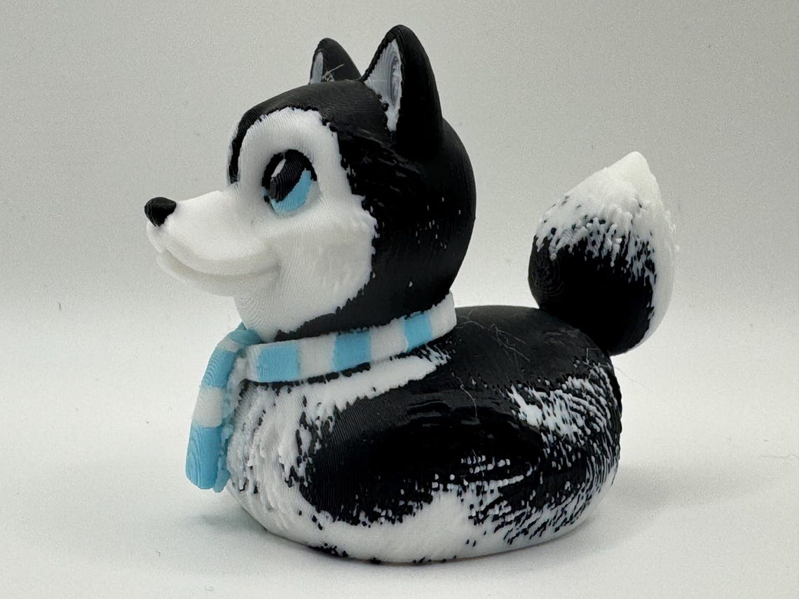 Husky Dog Duck - Etsy