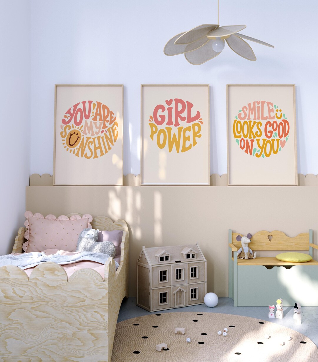 Flower Power Poster Set | Motivational Quotes | Digital Download ...