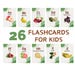 Alphabet Flashcards Fruit for Kids Learning Preschool Curriculum - Etsy