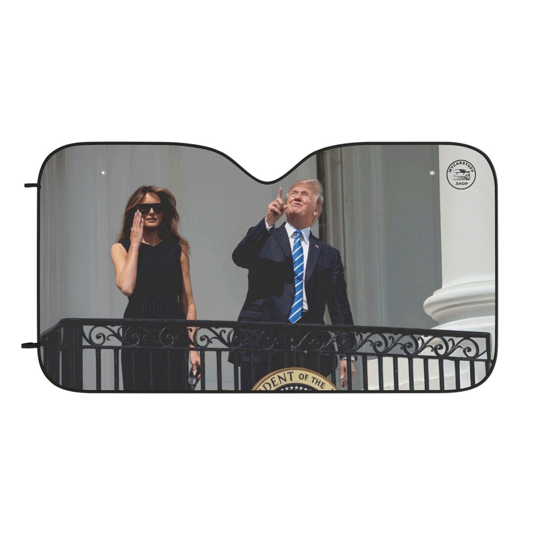 MAGA Car Stuff 'trump Eclipse' Custom Design Car Sun Shade - Etsy