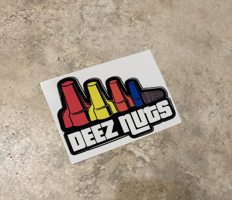 Deez Nuts Sticker - Etsy