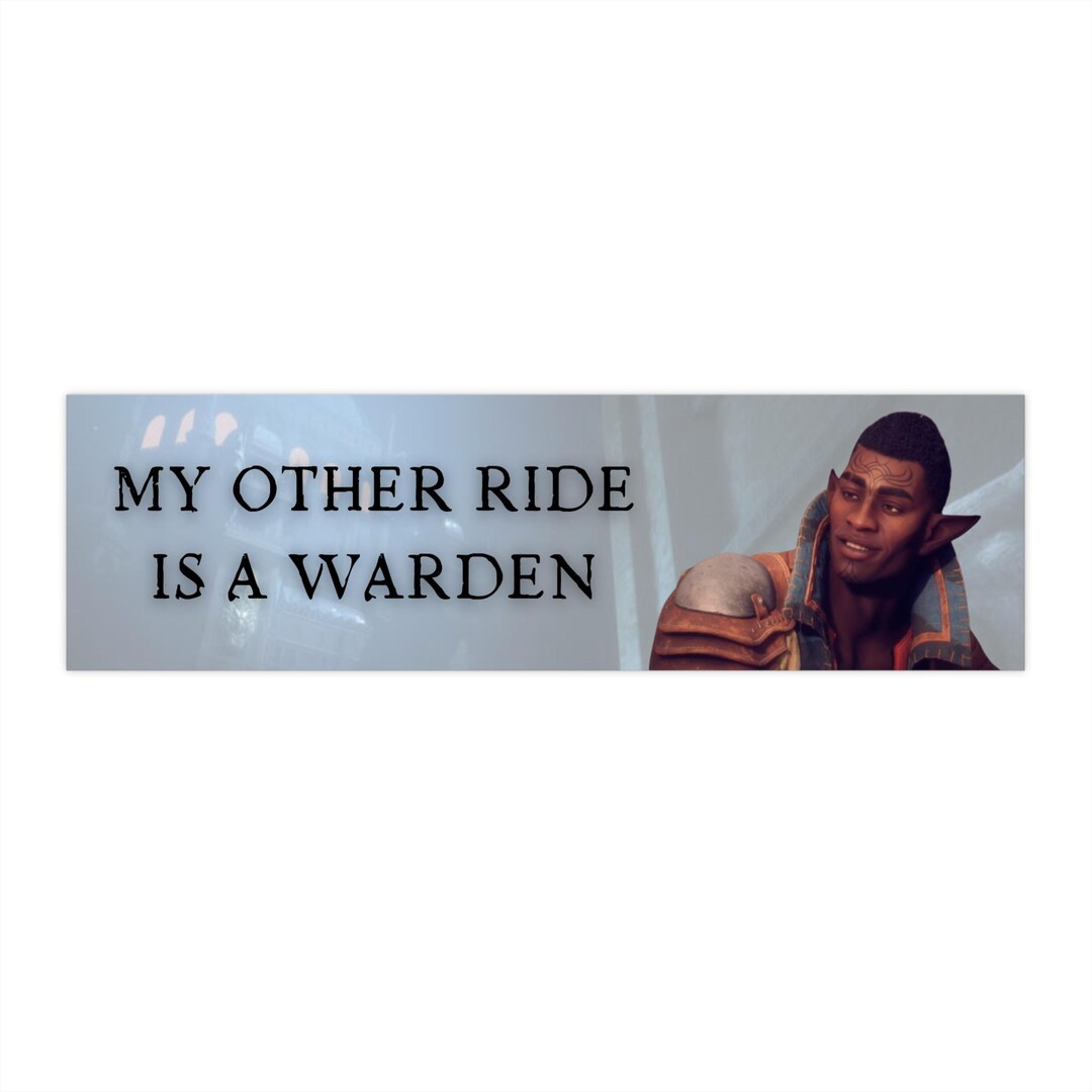 Dragon Age: the Veilguard - 'warden' Bumper Sticker - Etsy