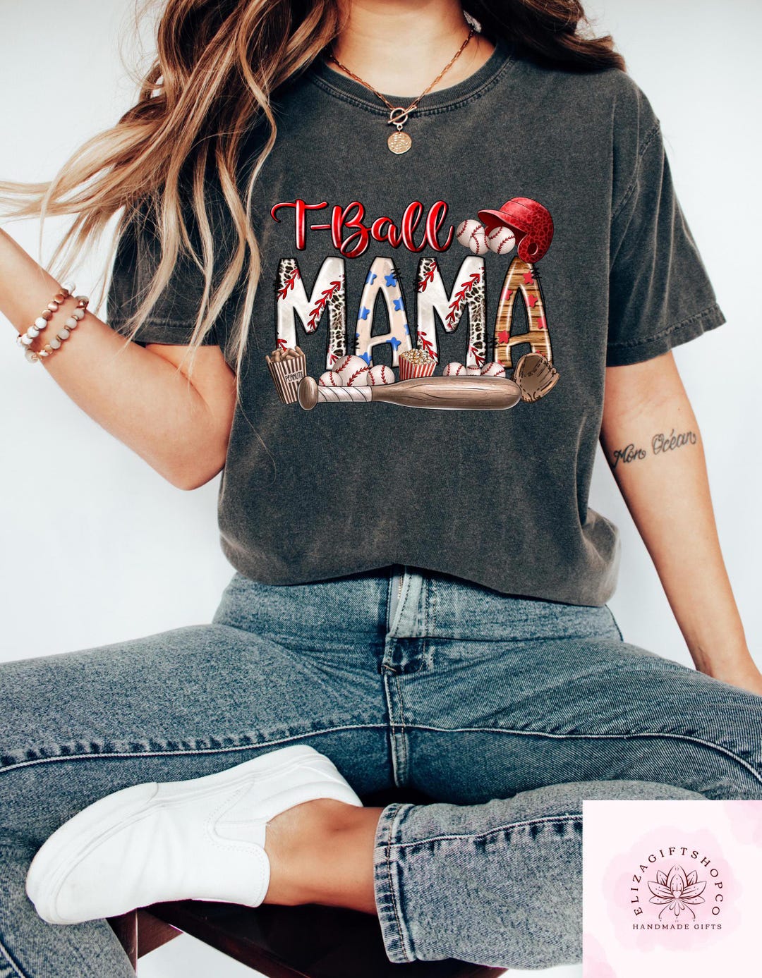 T Ball Mama T-shirt, T-ball Mom Sweatshirt, Mother's Day Shirt, Sports ...