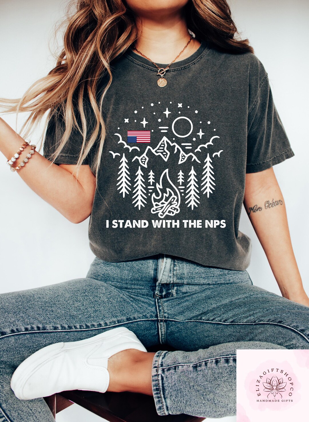 I Stand With the NPS T-shirt, National Park Service Shirt, Support Our ...