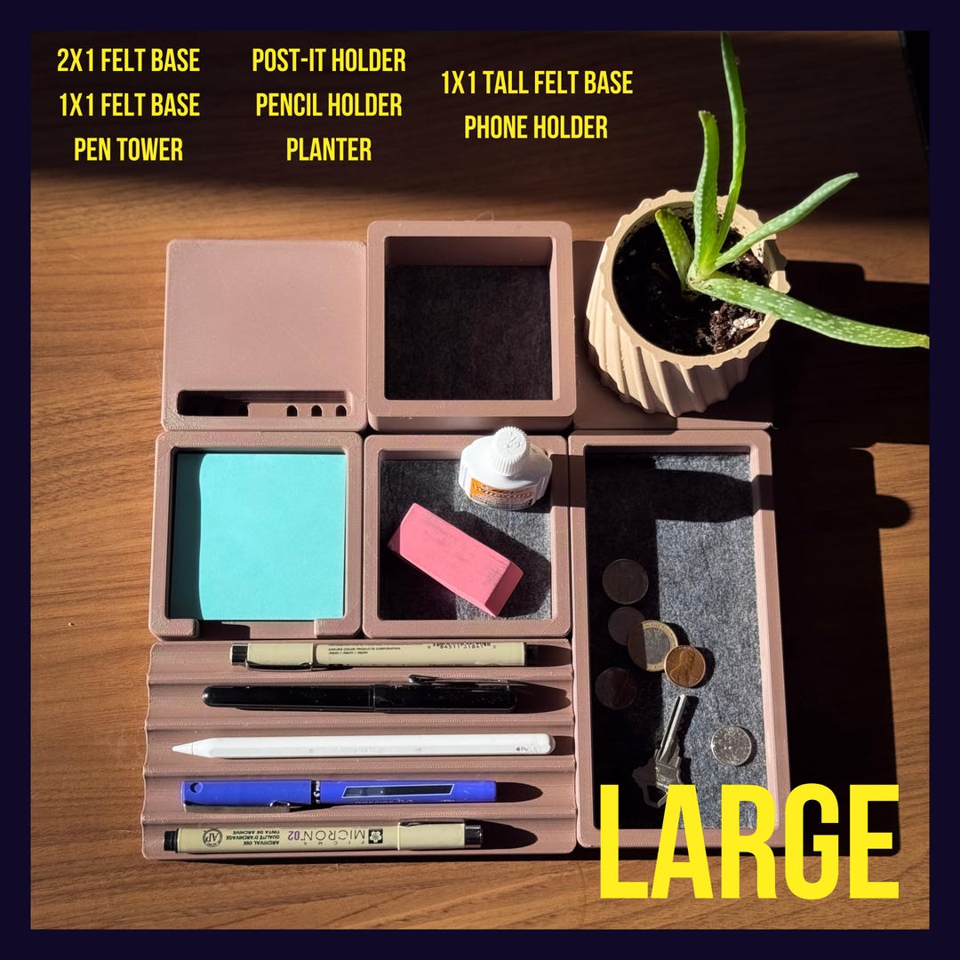 Modular Desk Organization Kit - Etsy