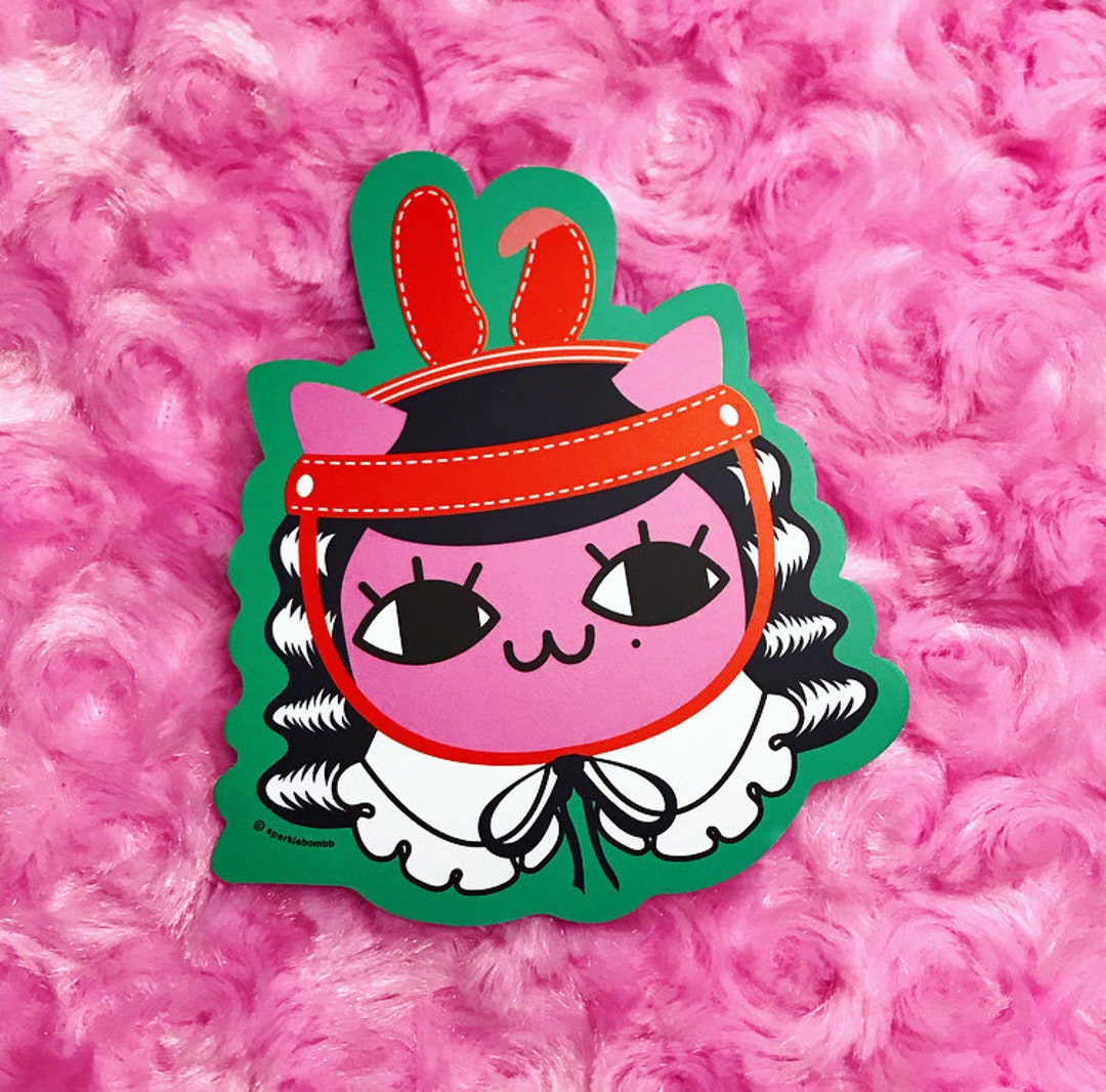 Kawaii Bunny Harness Sticker, Fetish Sticker, Kawaii Sticker, Cute ...
