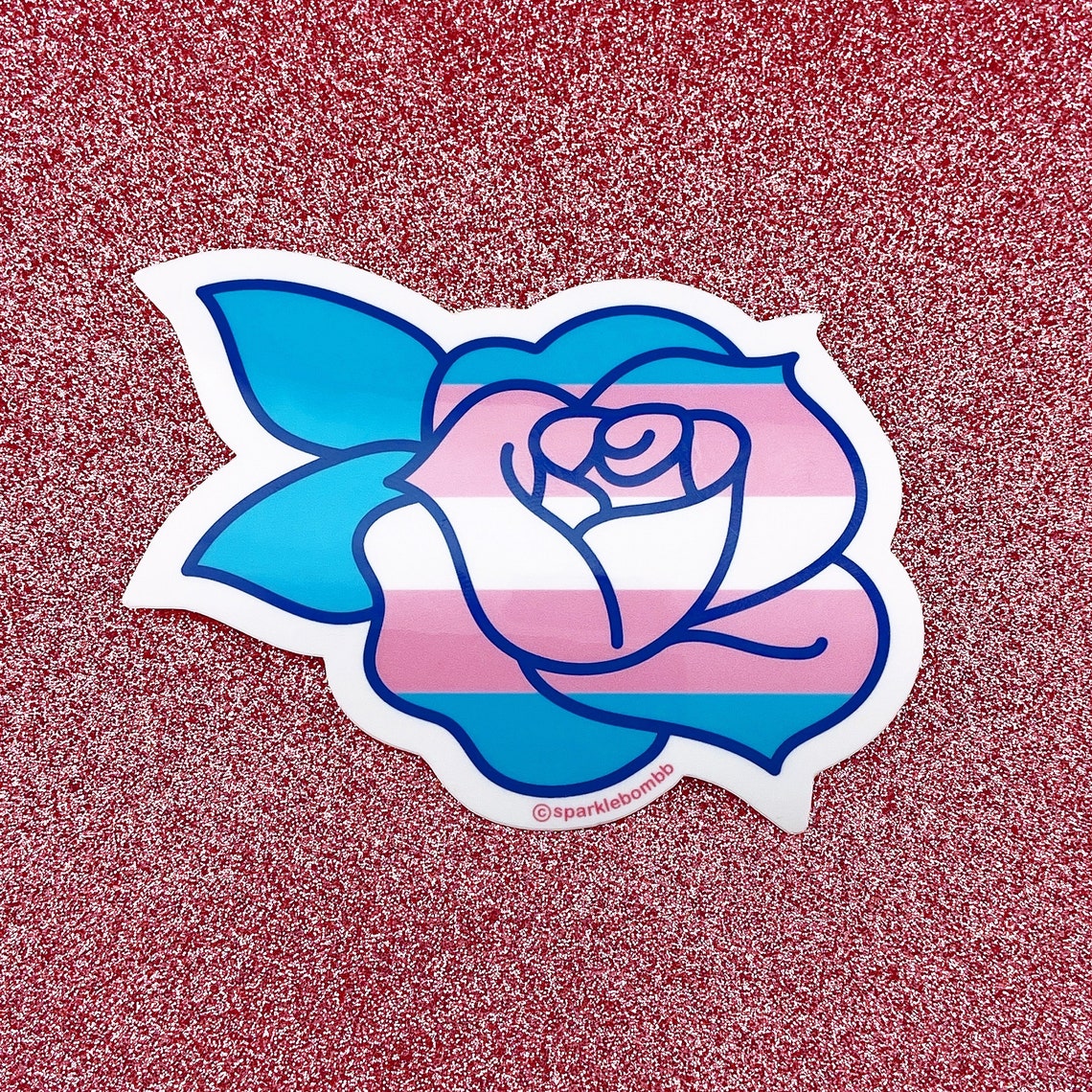 Trans Love Sticker Die Cut Sticker LGBTQIAP LGBTQ PRIDE - Etsy