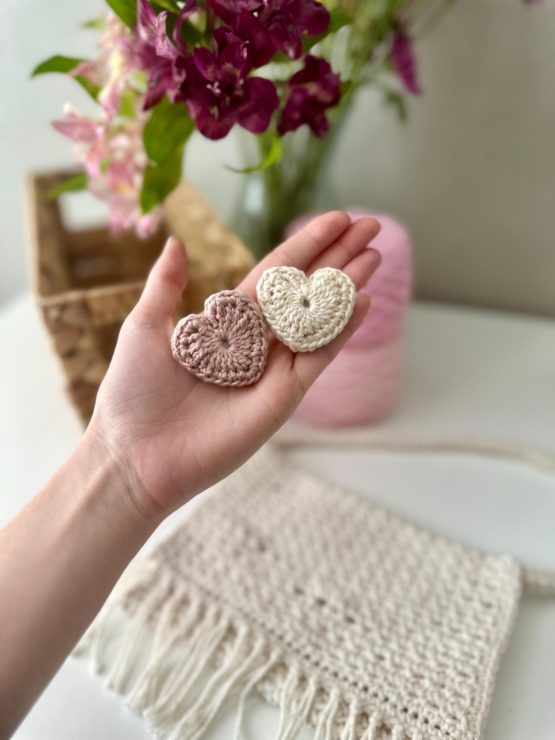 Puff Heart Crochet Pattern - Etsy