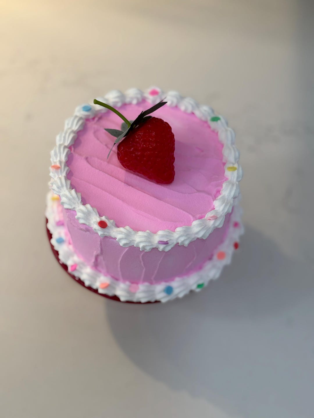 Fake Party Cake | Fake Birthday Cake | Faux Cake | Pink Cake | Mini ...