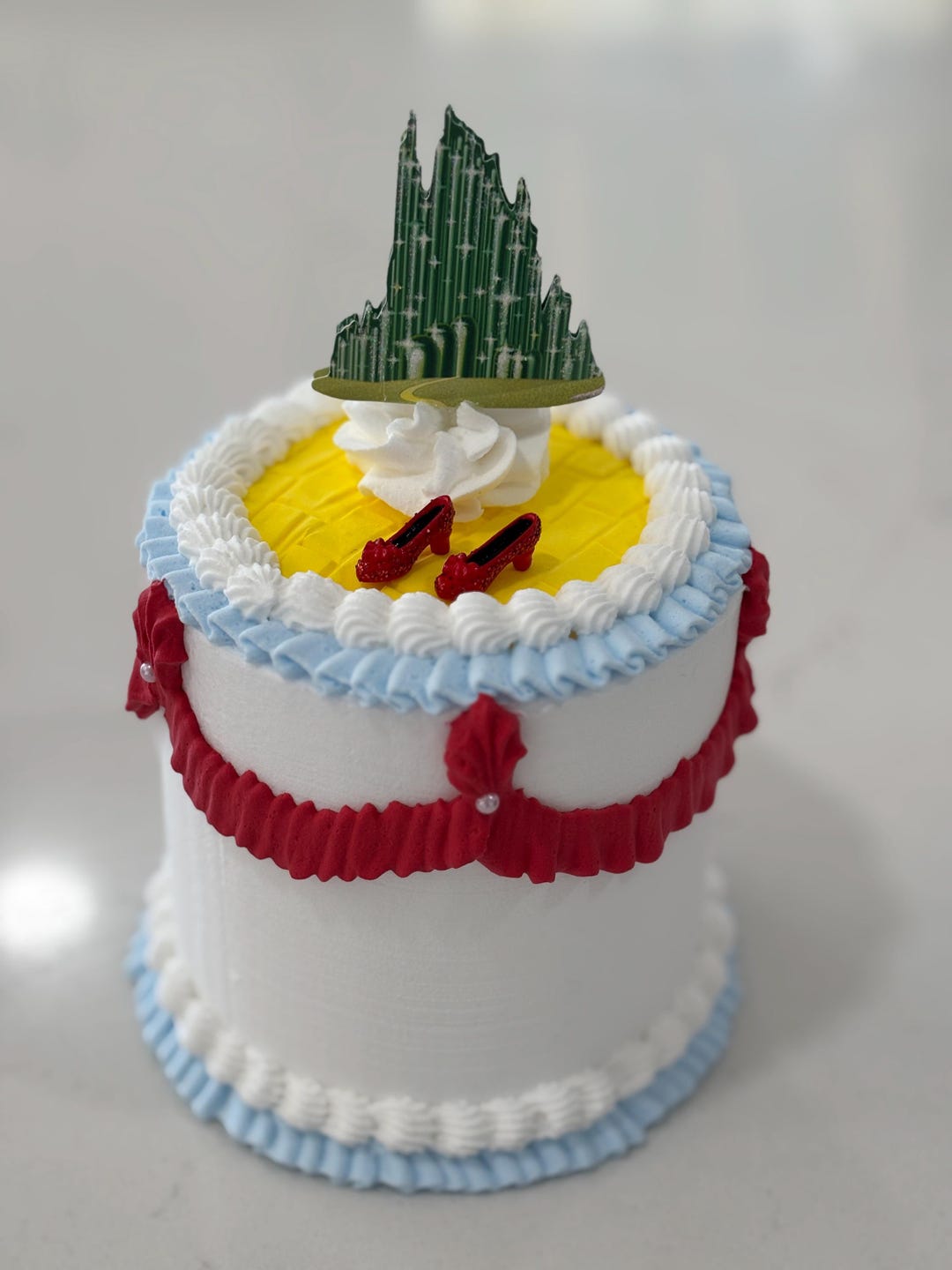 Wizard of Oz Faux Cake: Dorothy Party Decor With Ruby Slippers - Etsy