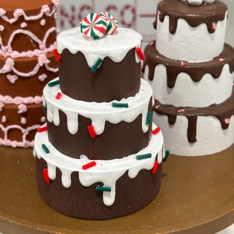 Fake Christmas Cake - Etsy