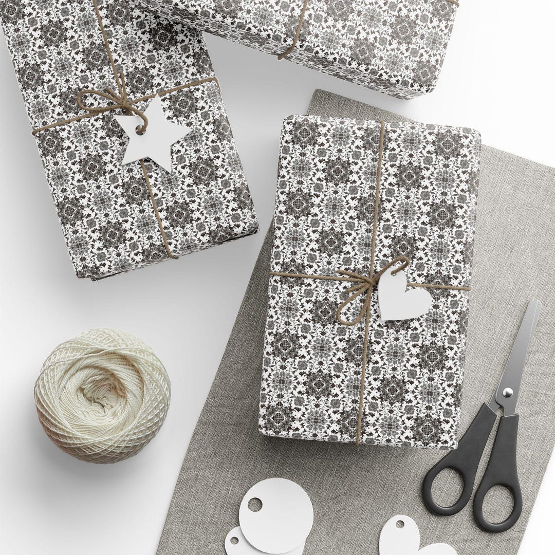 Christmas Wrapping Papers, Holiday Gift Wrap, Festive Xmas Patterns ...