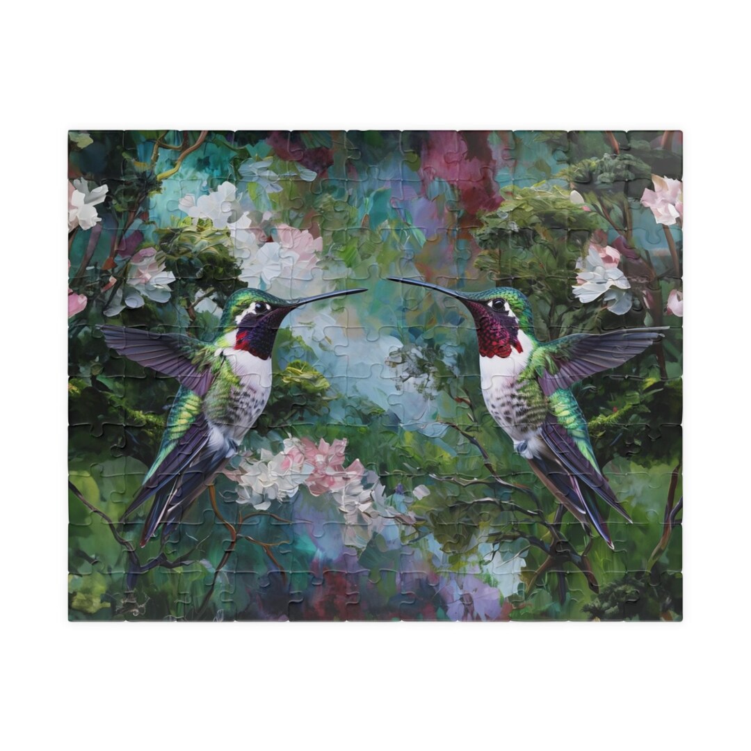 Hummingbird Puzzle, Hummingbird Jigsaw Puzzle, Family Game Night ...