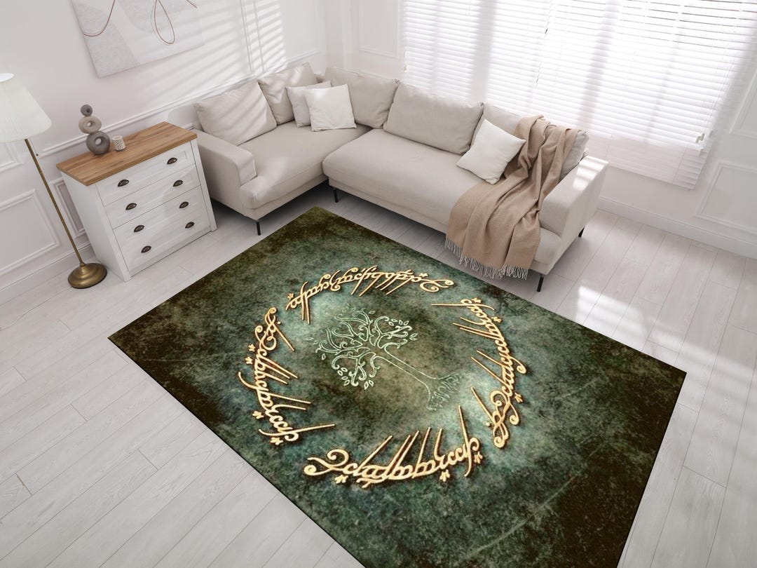 Ring & Lord Rug, Middle Earth Rug, Popular Rug, Lord of Rings Carpet ...