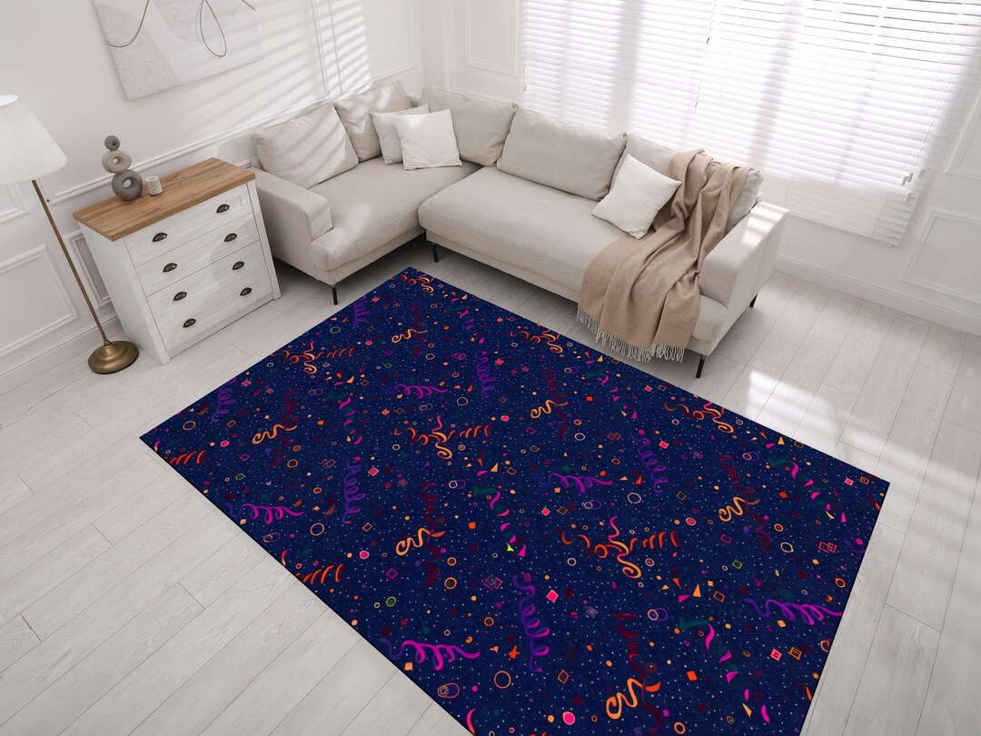 Retro Arcade Rug, Arcade Rug, Planet Rug, Galaxy Rug, Alley Carpet ...