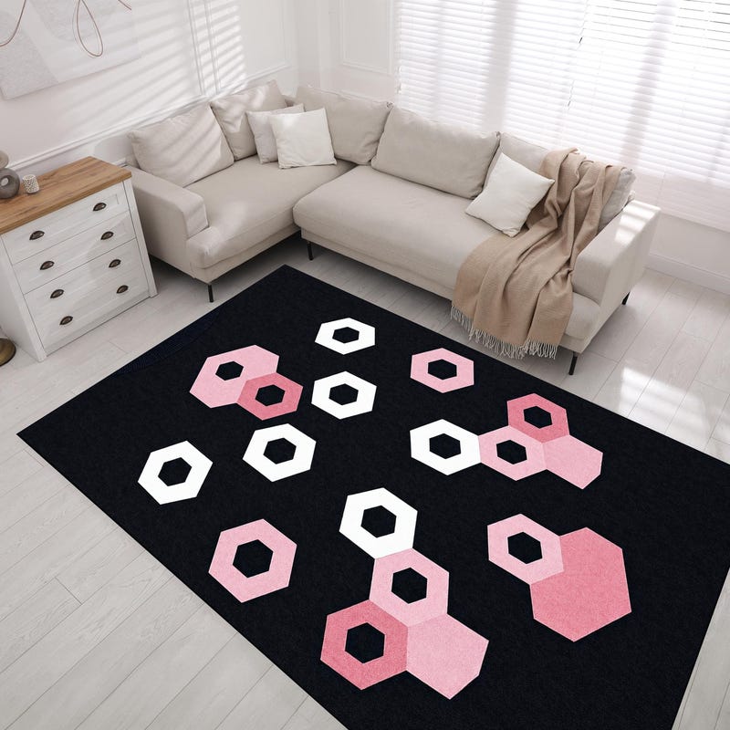 Hexagonal Rug - Etsy