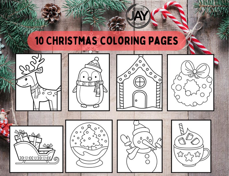 Christmas Coloring Pages Cute Christmas Coloring Pages Christmas ...