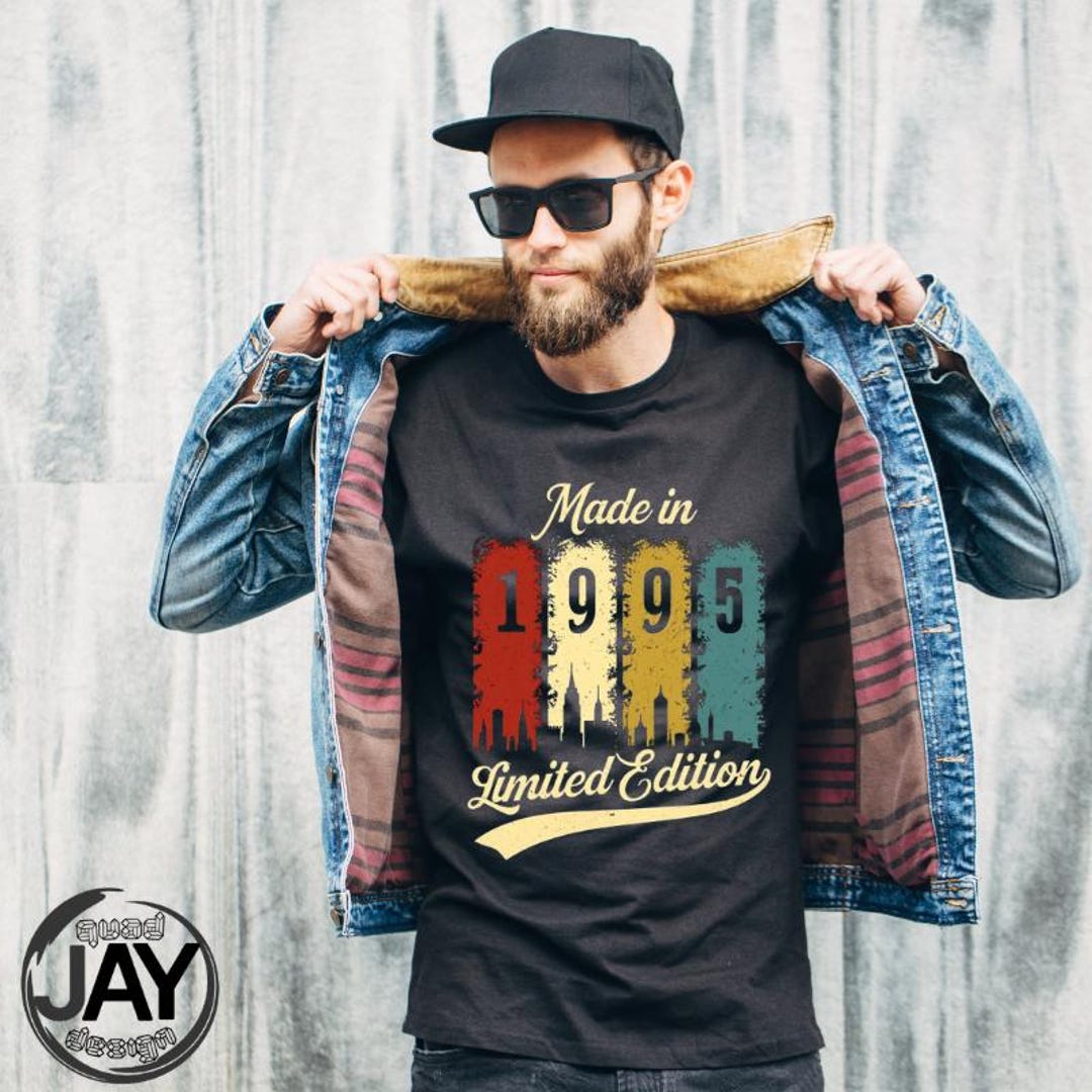 Throwback Style: Vintage Garment-dyed Tee From '95, Unisex Fashion ...