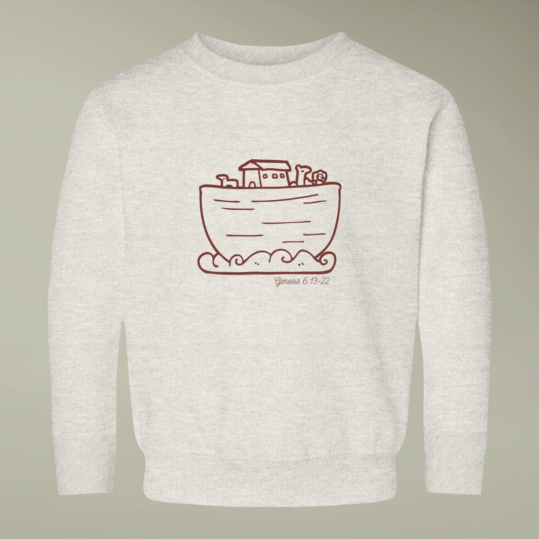 Noah's Ark Toddler Sweatshirt - Etsy