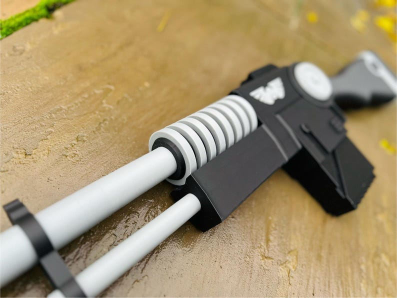 Lasgun 3D Printed Kit Lucius Pattern Cosplay, Life Size Warhammer 40K ...