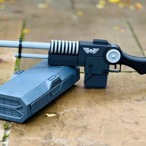 Lasgun 3D Printed Kit Lucius Pattern Cosplay, Life Size Warhammer 40K ...
