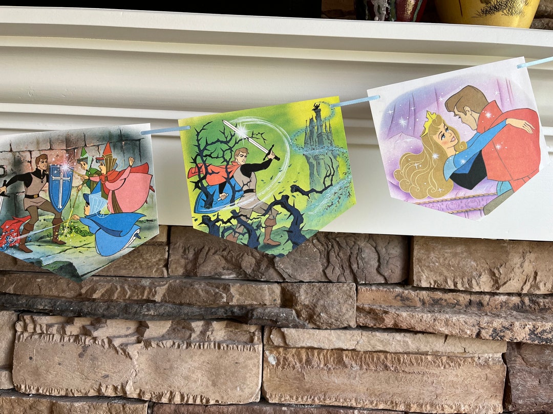 Sleeping Beauty Storybook Bunting; Reading Corner Banner - Etsy