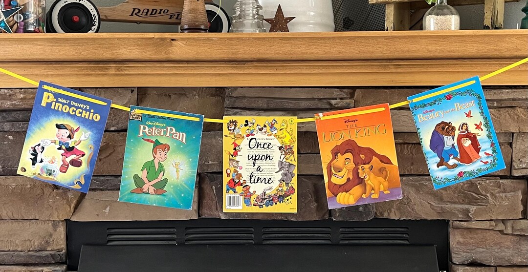 Book Cover Banner; Baby Shower Storybook Bunting; Book Nook Banner - Etsy