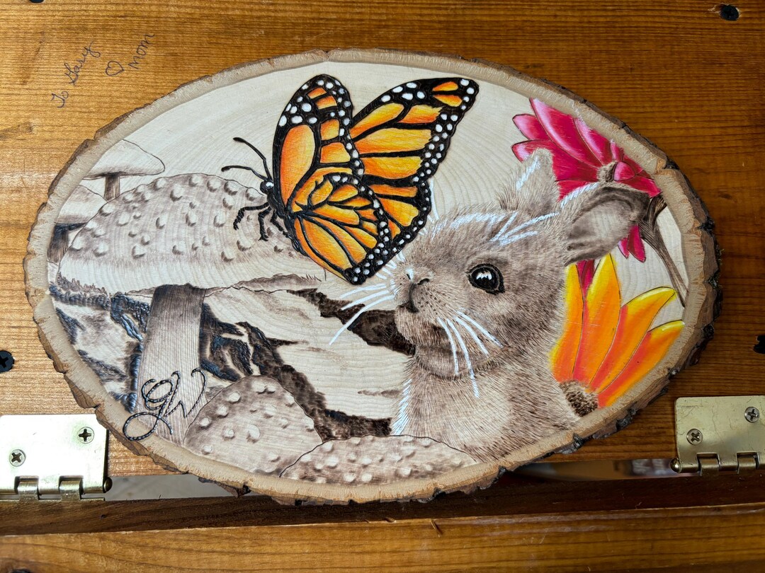 Pyrography Wildlife Art - Etsy