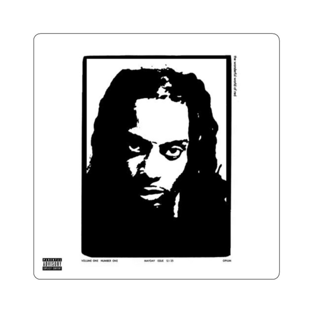Playboi Carti Kiss-cut Stickers, Unique Laptop Decals, Minimalist Wall ...