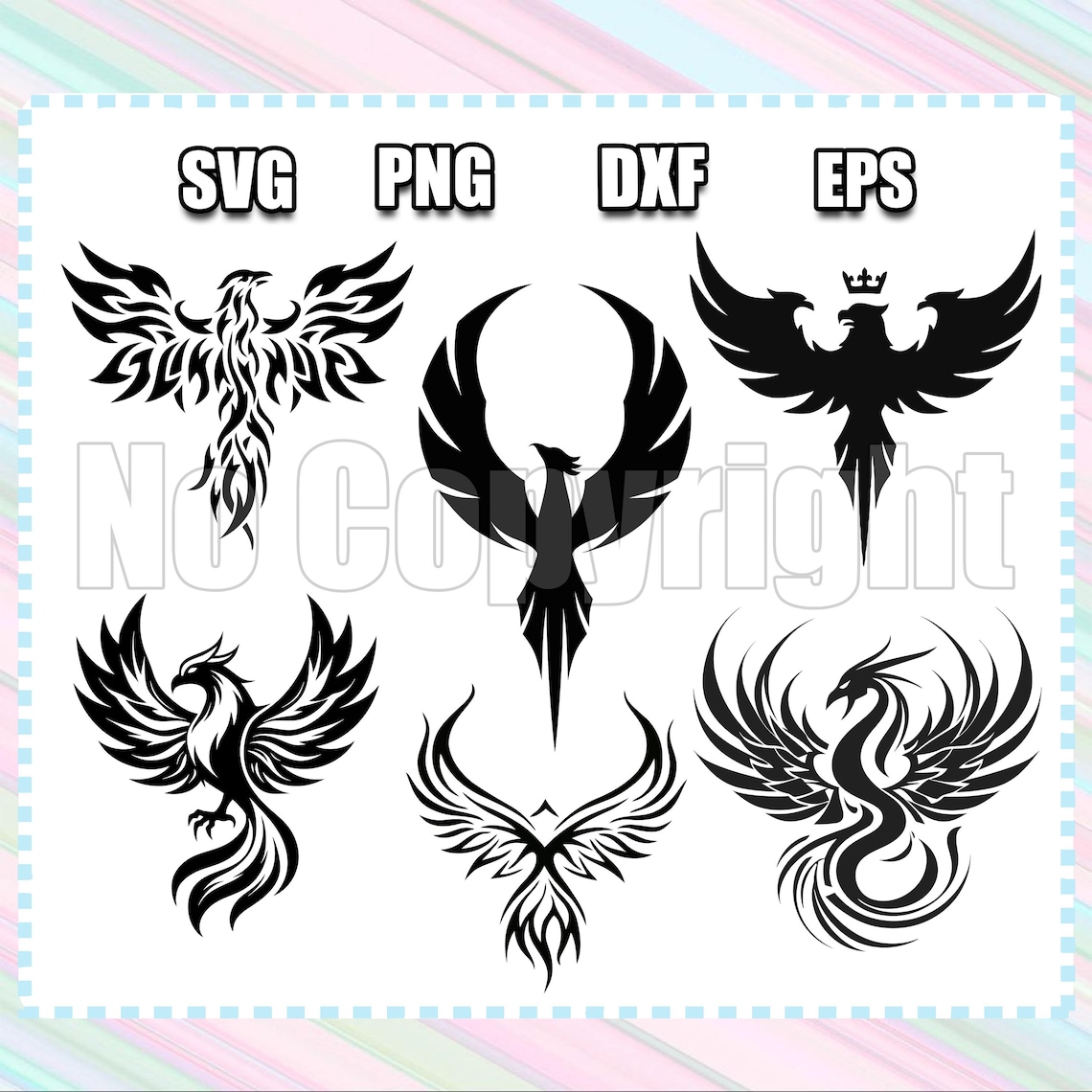 Phoenix SVG Bundle, Phoenix Svg, Phoenix Vector, Phoenix Birds, Phoenix ...