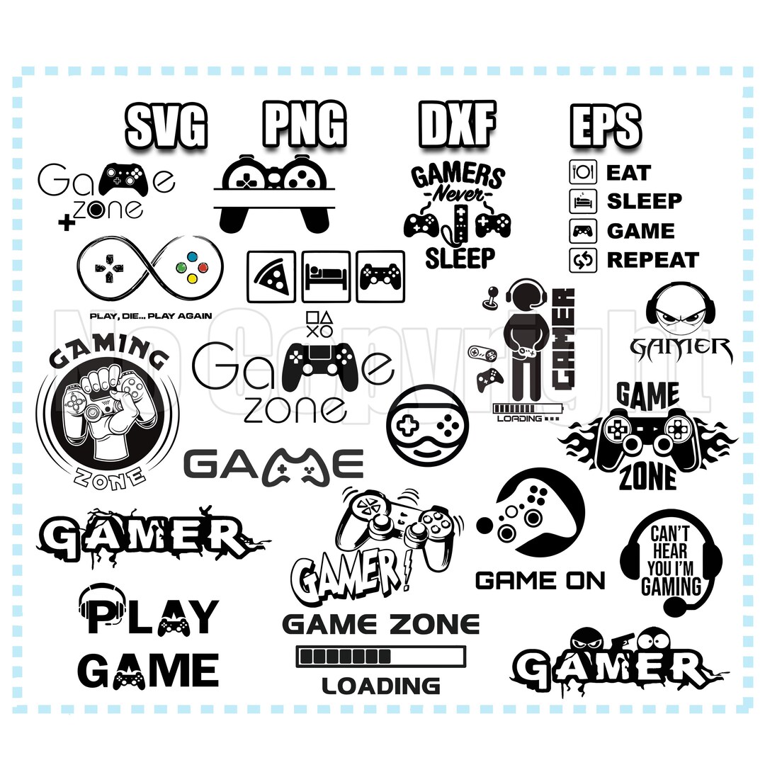 Gaming SVG Bundle / Funny Gamer SVG / Cut File / Cricut / Clip Art ...