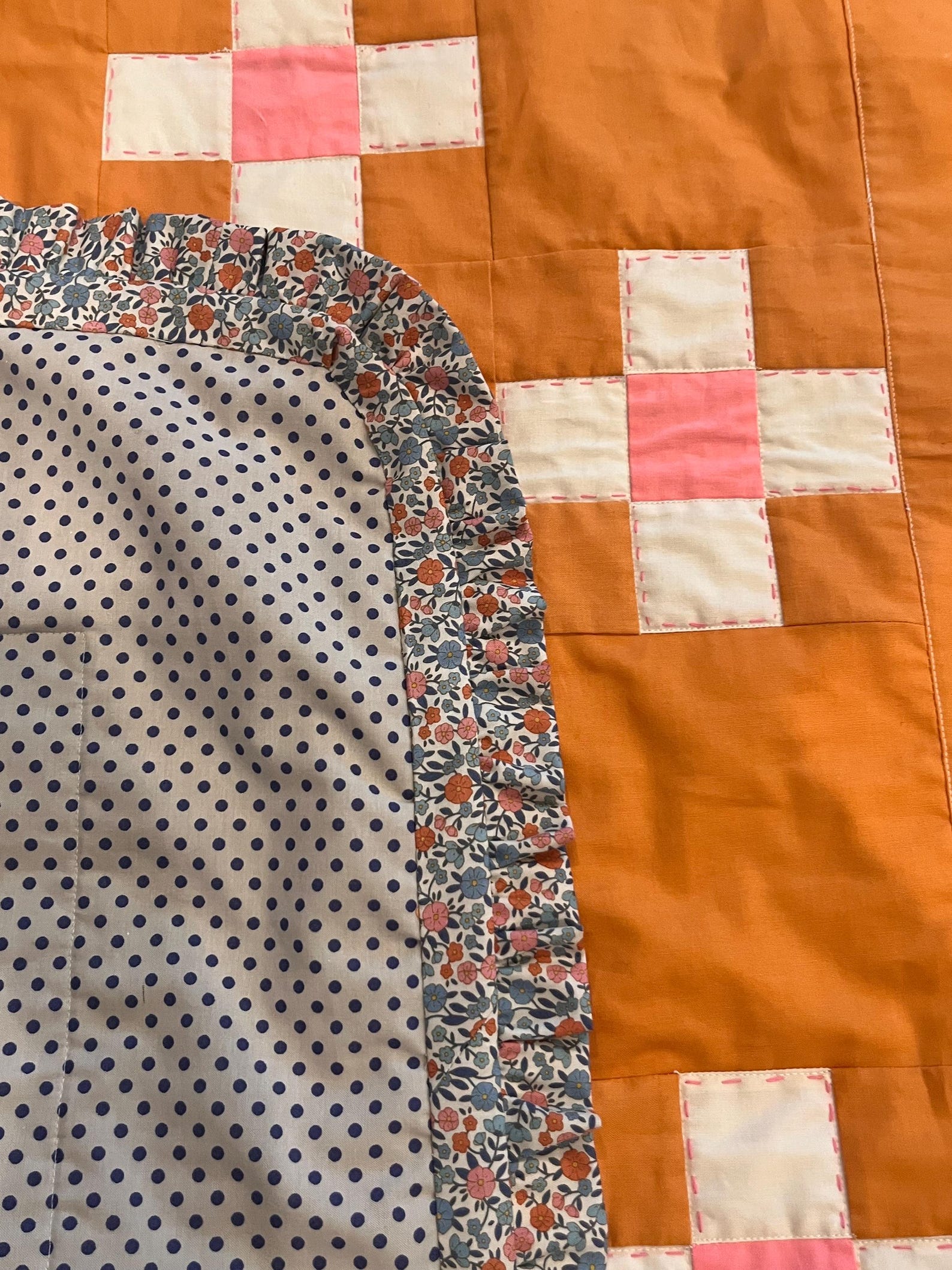 Custom Baby Quilt • Heirloom Cross Hatch Quilt • Personalized Nursery ...
