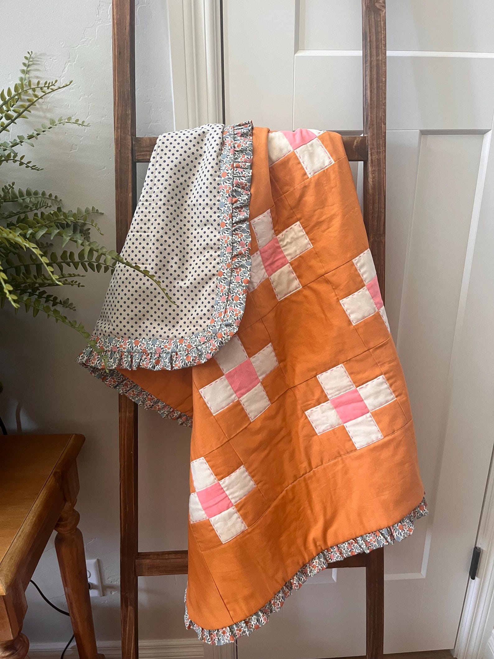 Custom Baby Quilt • Heirloom Cross Hatch Quilt • Personalized Nursery ...