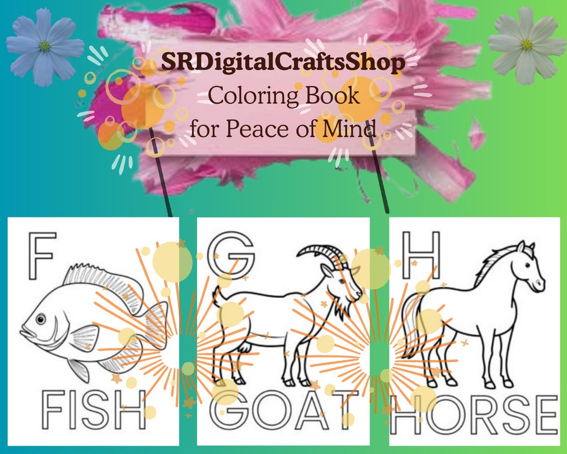 Learn & Colour | A to Z Alphabet Colouring Book for Kids | 27 Pages ...