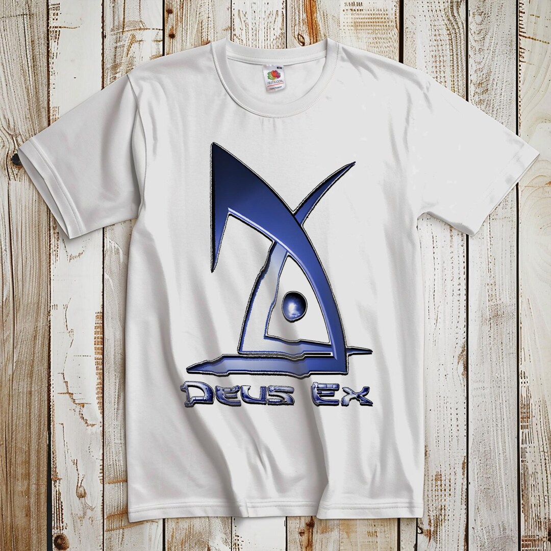 Deus Ex - Logo V2 | Video Game Vintage 8 Colors Tshirt All Sizes S-5XL ...