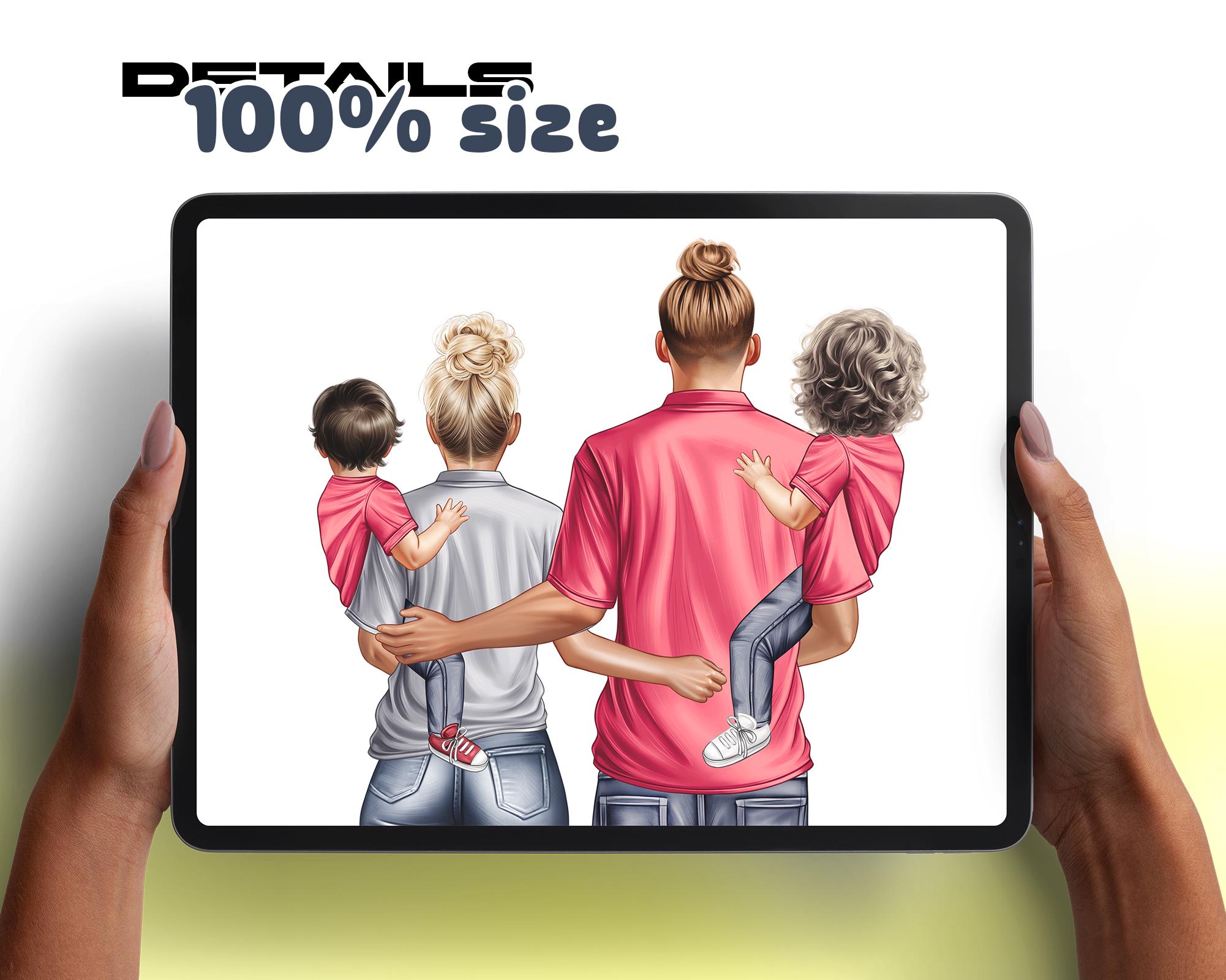 Custom Family Portrait Creator Clipart - 581 PNG Files, Best Parents ...