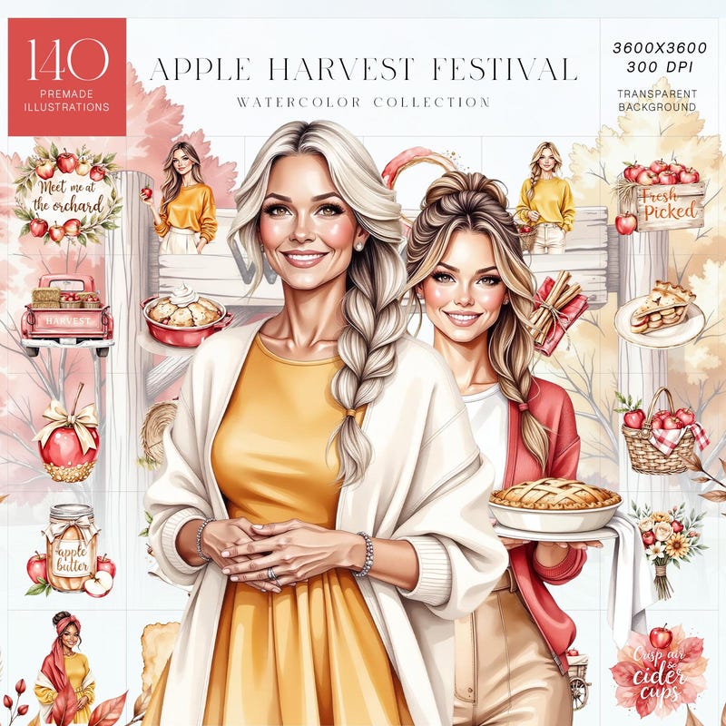 Apple Womens Clipart - Etsy UK