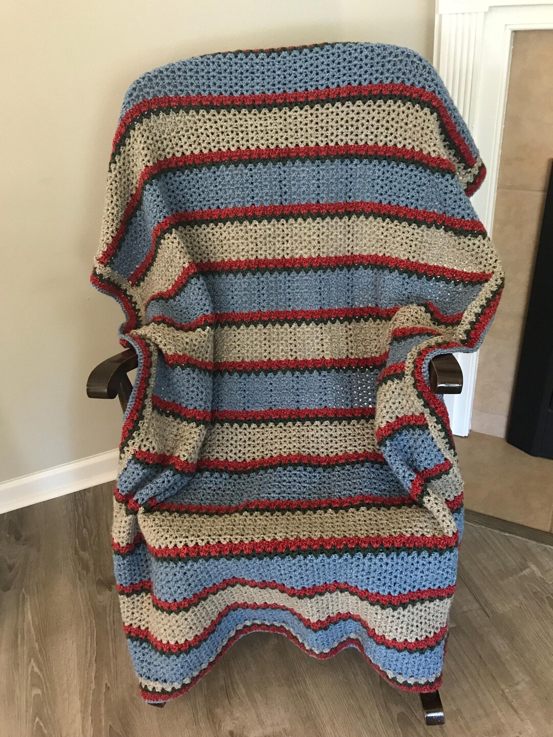 Winter Into Spring Crocheted Afghan Blanket - Etsy