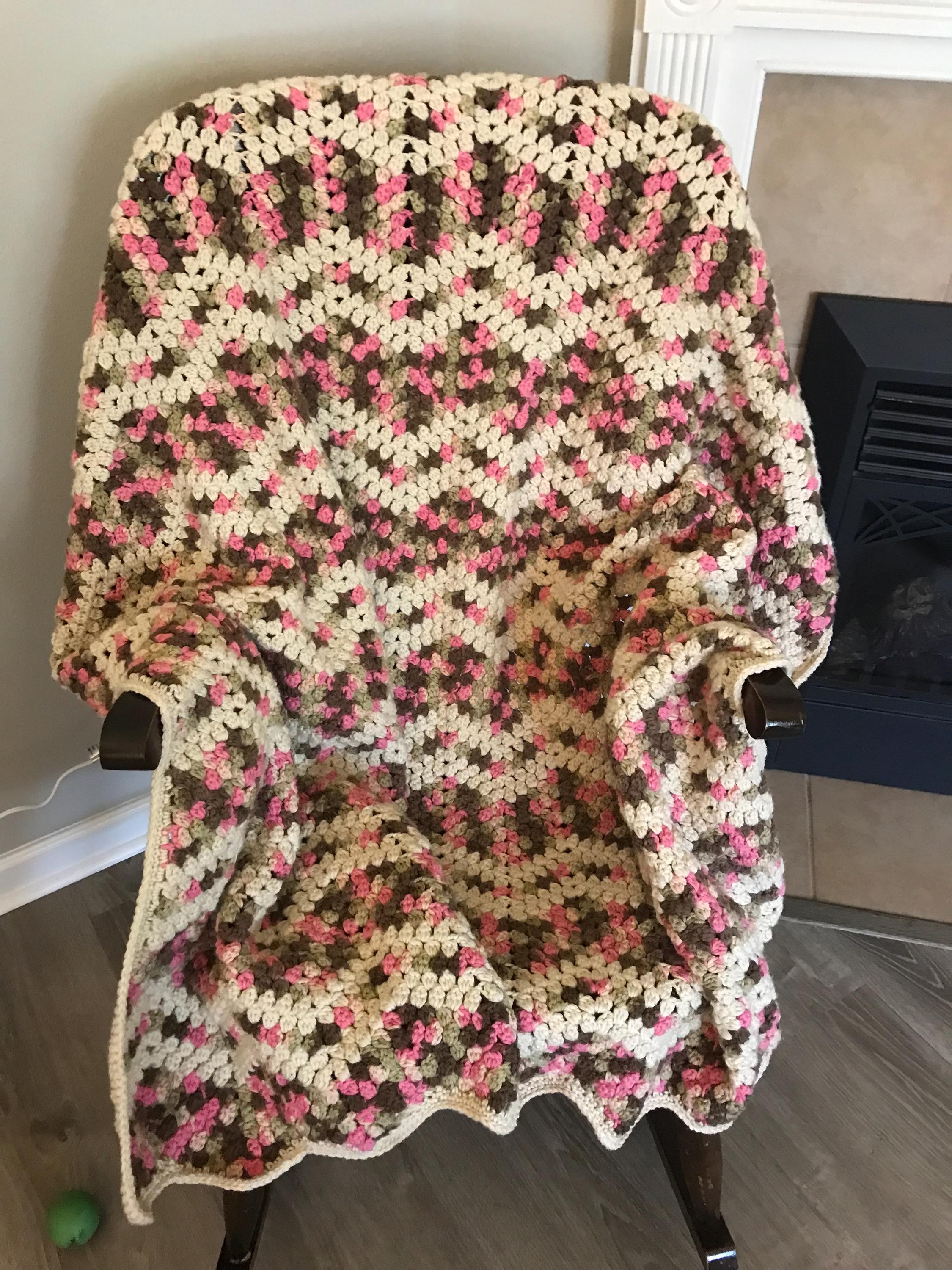 Double Crochet Clusters Ripple Afghan Pattern - Etsy