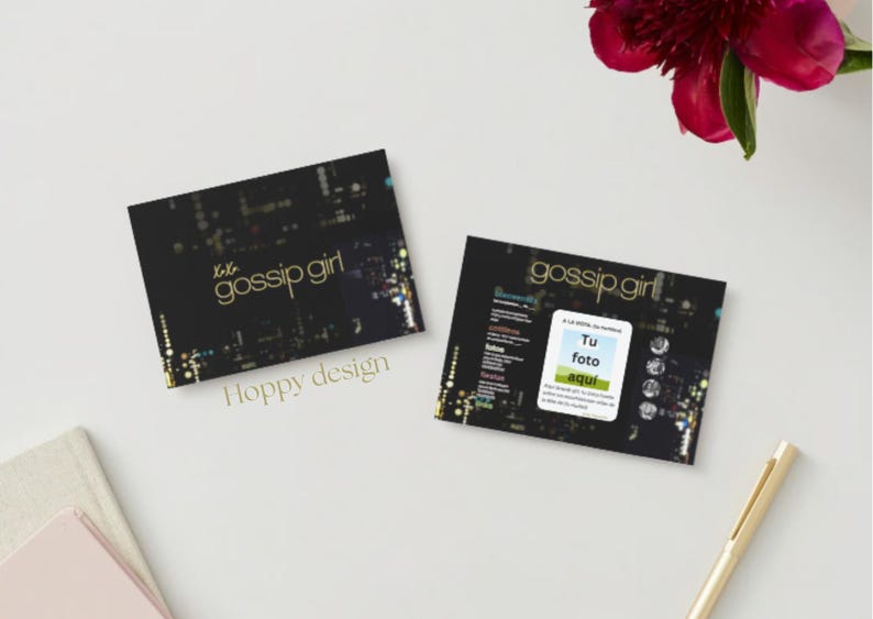 Gossip Girl Invitation Inspired by GG Website ORIGINAL DESIGN - Etsy