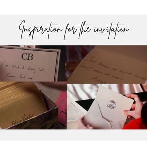 Gossip Girl Invitation | Inspired by Blair Waldorf | ORIGINAL DESIGN - Etsy