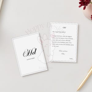 Gossip Girl Invitation | Inspired by Blair Waldorf | ORIGINAL DESIGN - Etsy