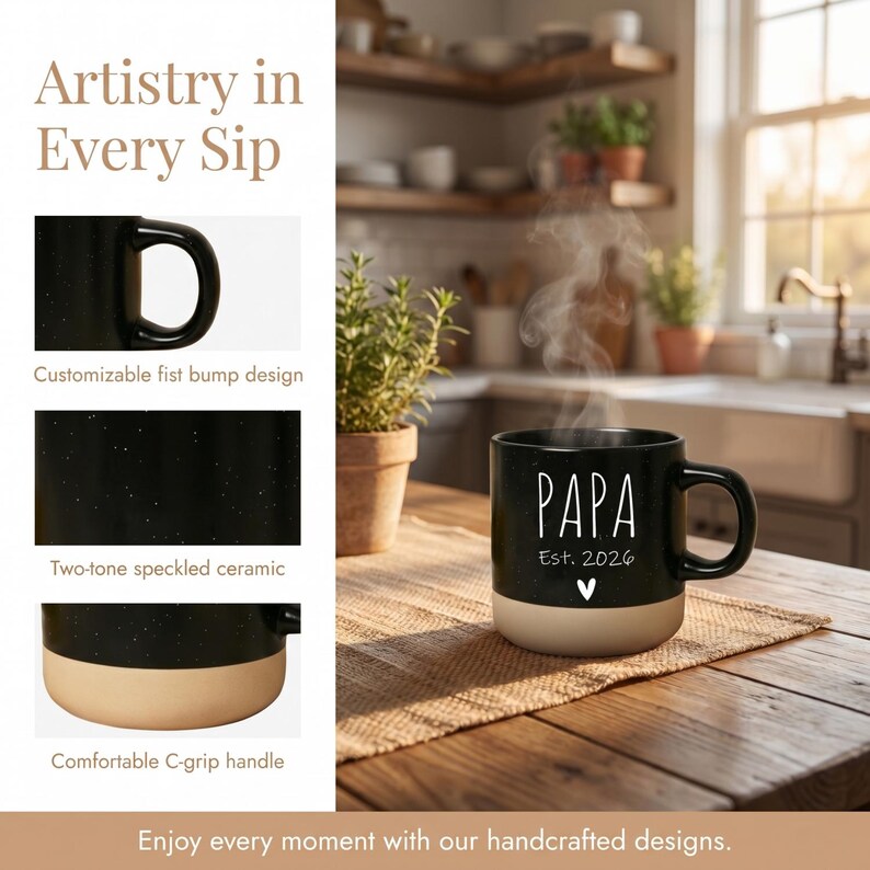 Personalized Daddy Mug, Custom New Dad Gift From Baby, Pregnancy ...